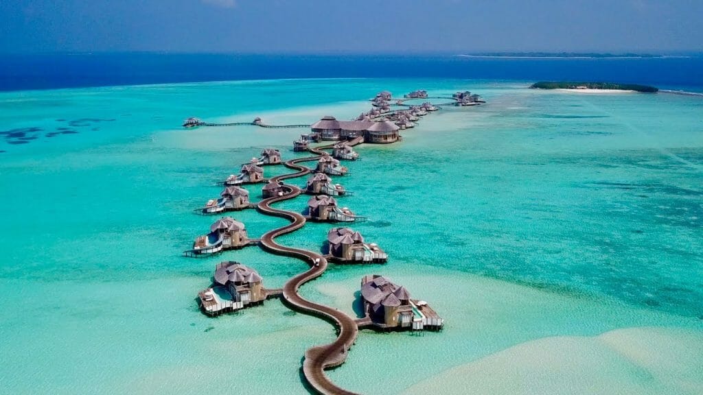 "Surreal Drone Footage of Maldives in 4K with Relaxing Music for a ...